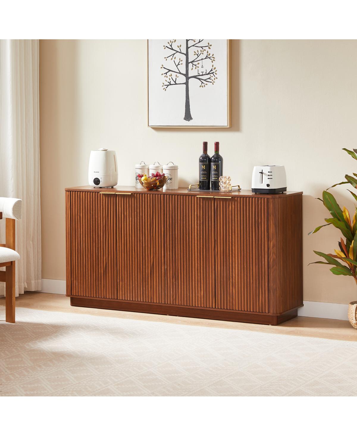 Click here for Streamdale Furniture 63 Vertical Stripe Buffet Cab... prices
