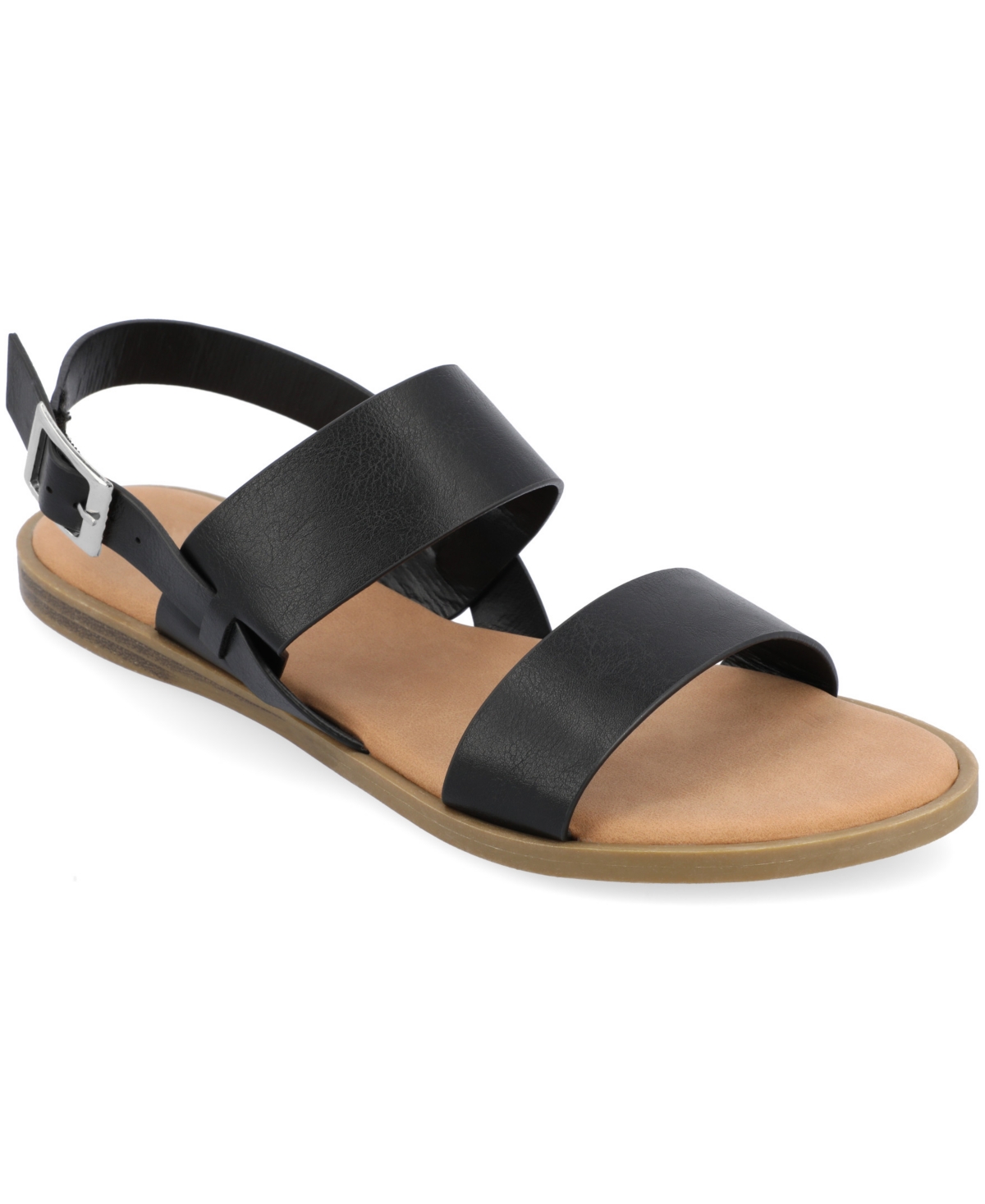 Click here for Journee Collection Womens Lavine Double Strap Flat... prices