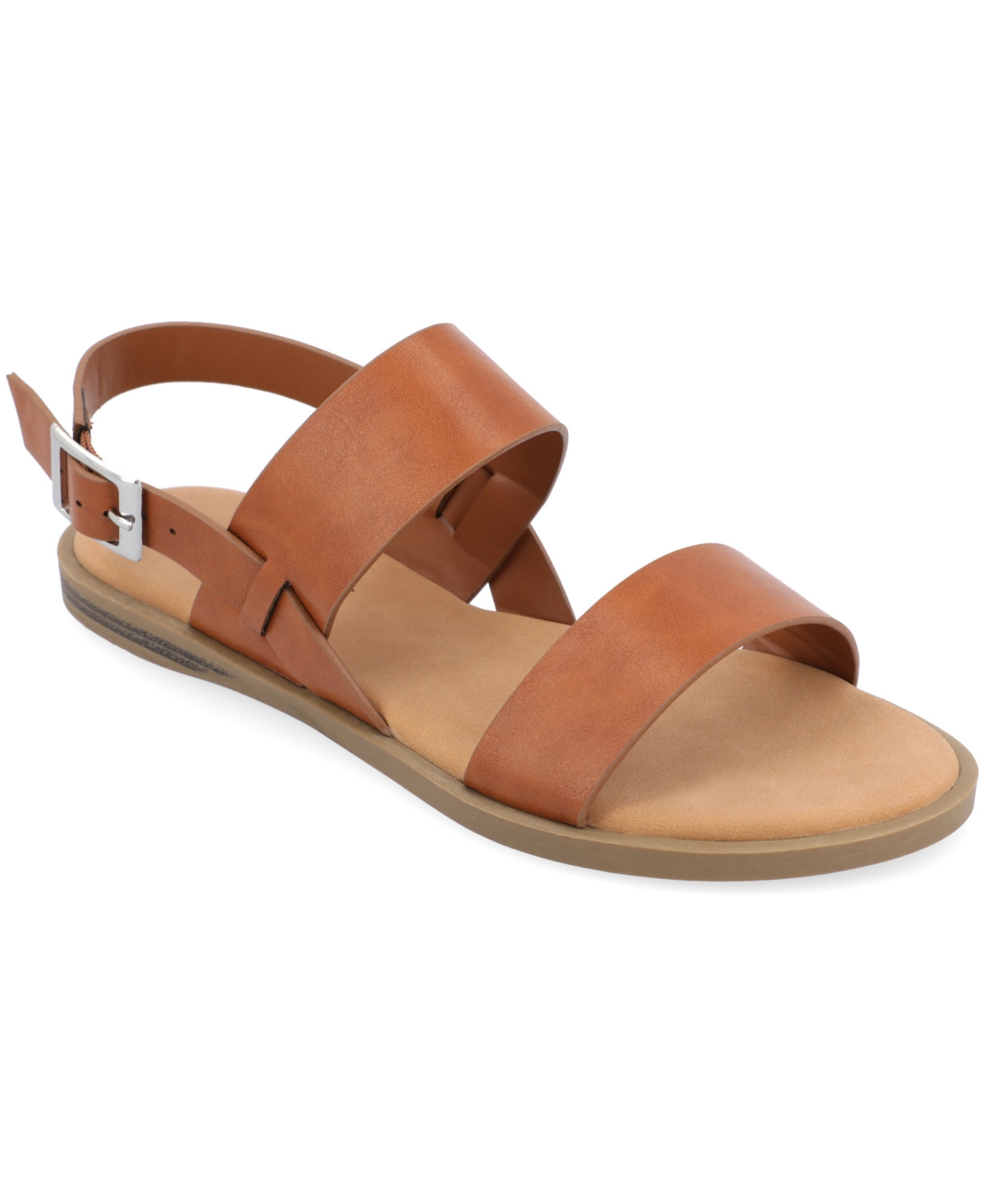 Click here for Journee Collection Womens Lavine Double Strap Flat... prices