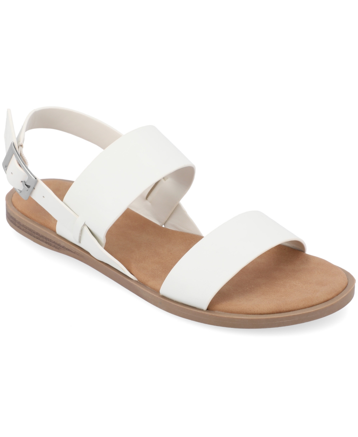 Click here for Journee Collection Womens Lavine Double Strap Flat... prices