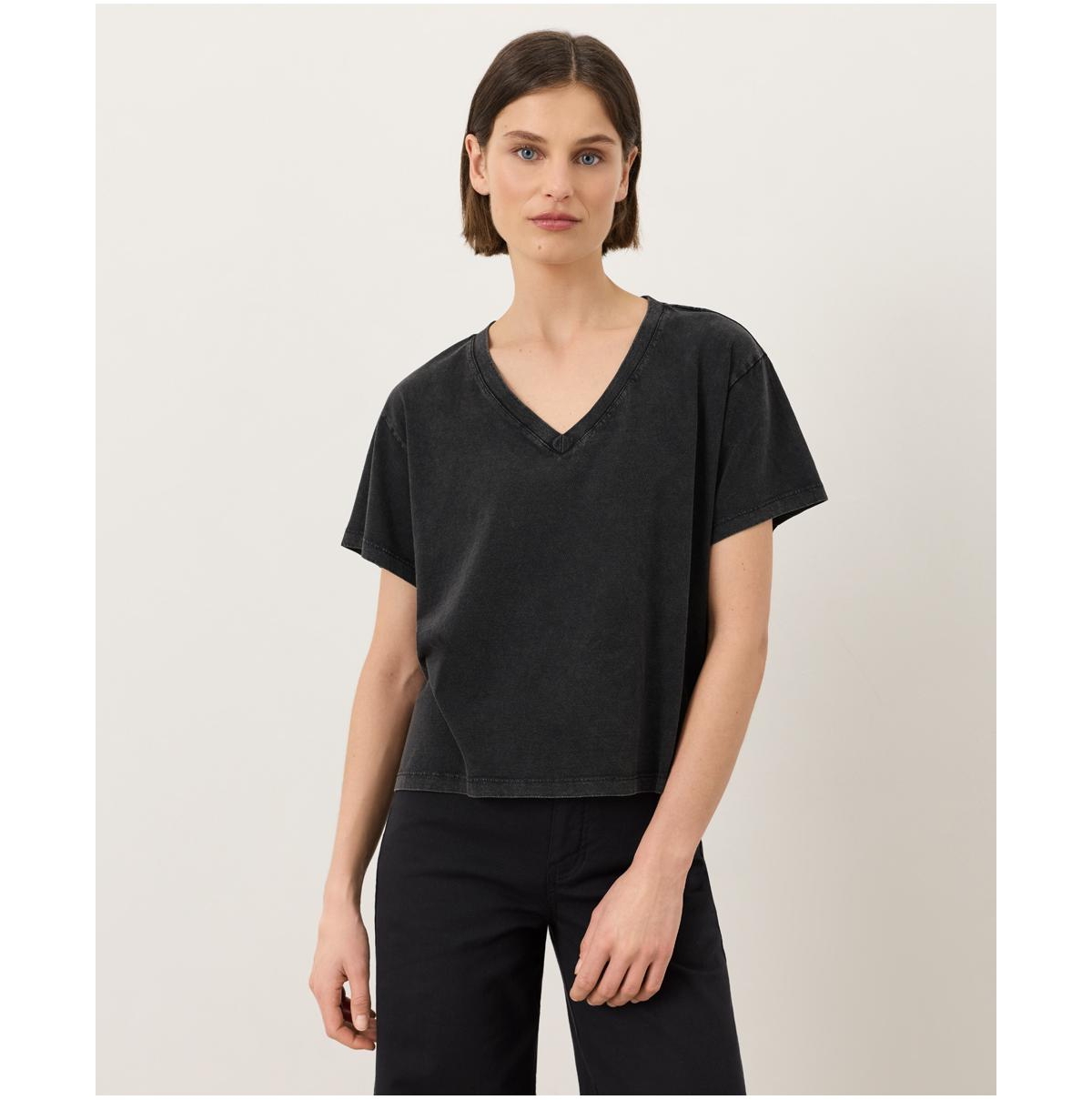 Click here for Pact Womens Organic Cotton Vintage Jersey V-Neck T... prices