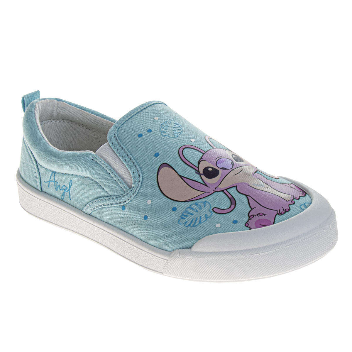 Click here for Disney Womens Stitch & Angel Slip On Low Top Canva... prices