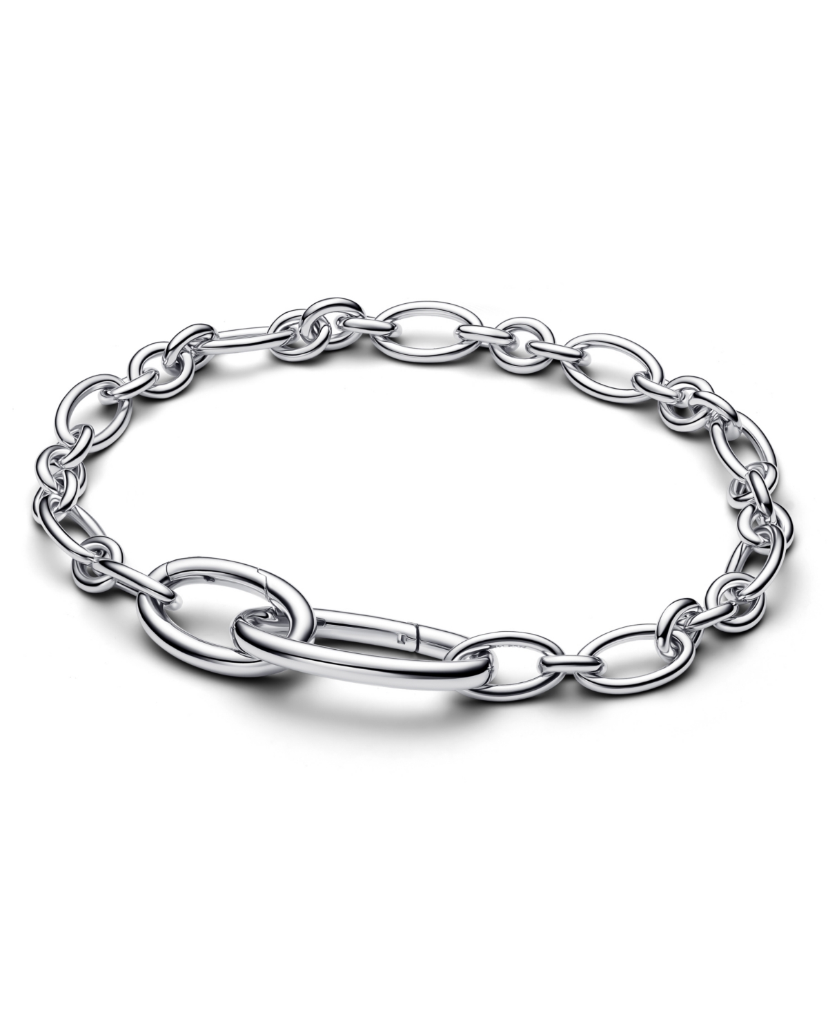 Click here for Pandora Openable Oval Link Chain Bracelet - Sterli... prices