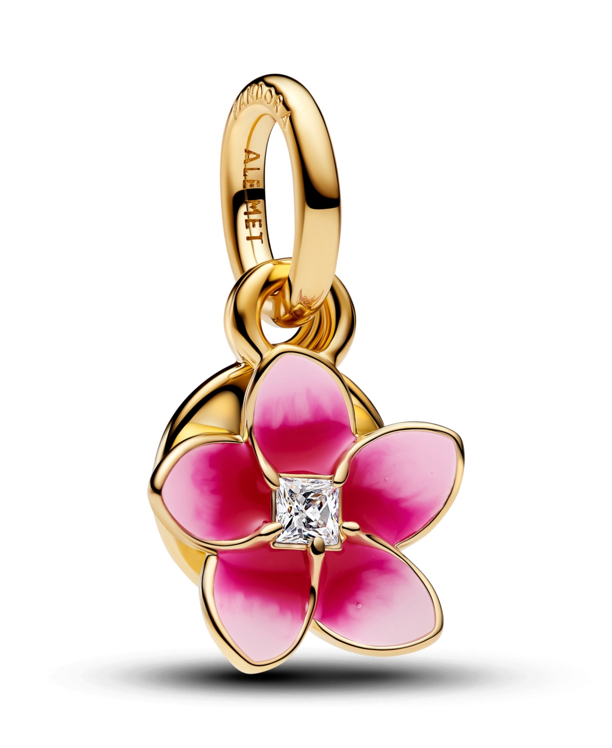 Click here for Pandora Disney Moana Flower Dangle Charm - Gold Pl... prices