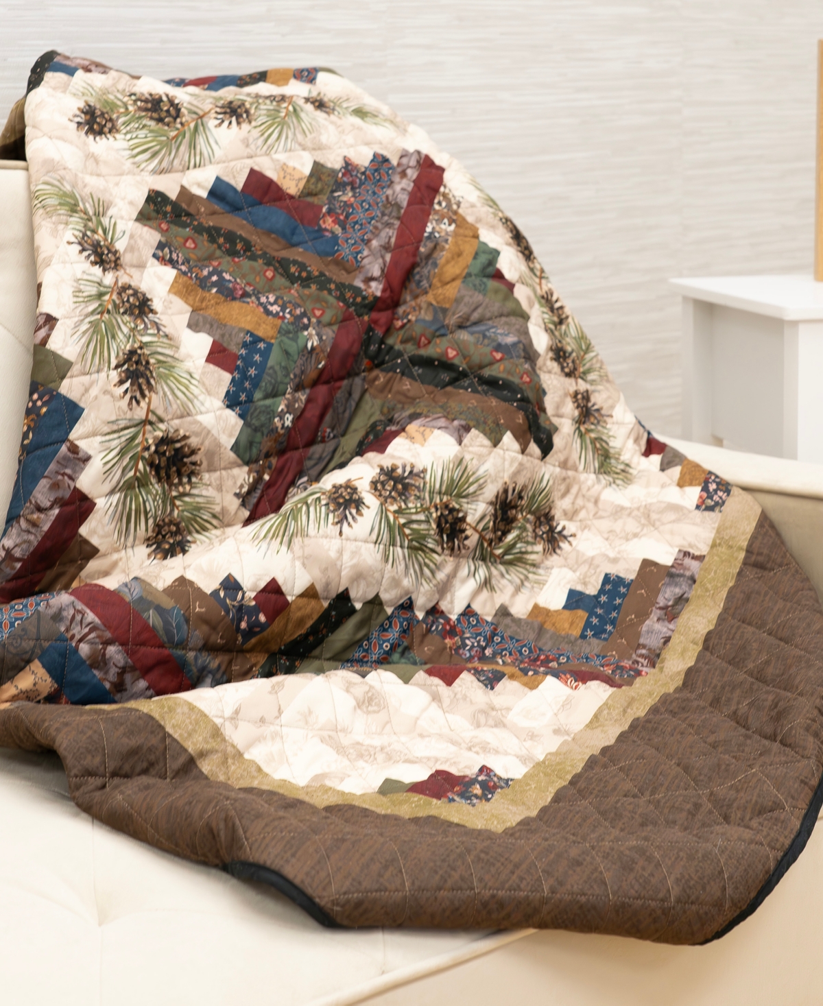 Click here for Donna Sharp Whitley Reversible Throw  50 x 60 - Br... prices