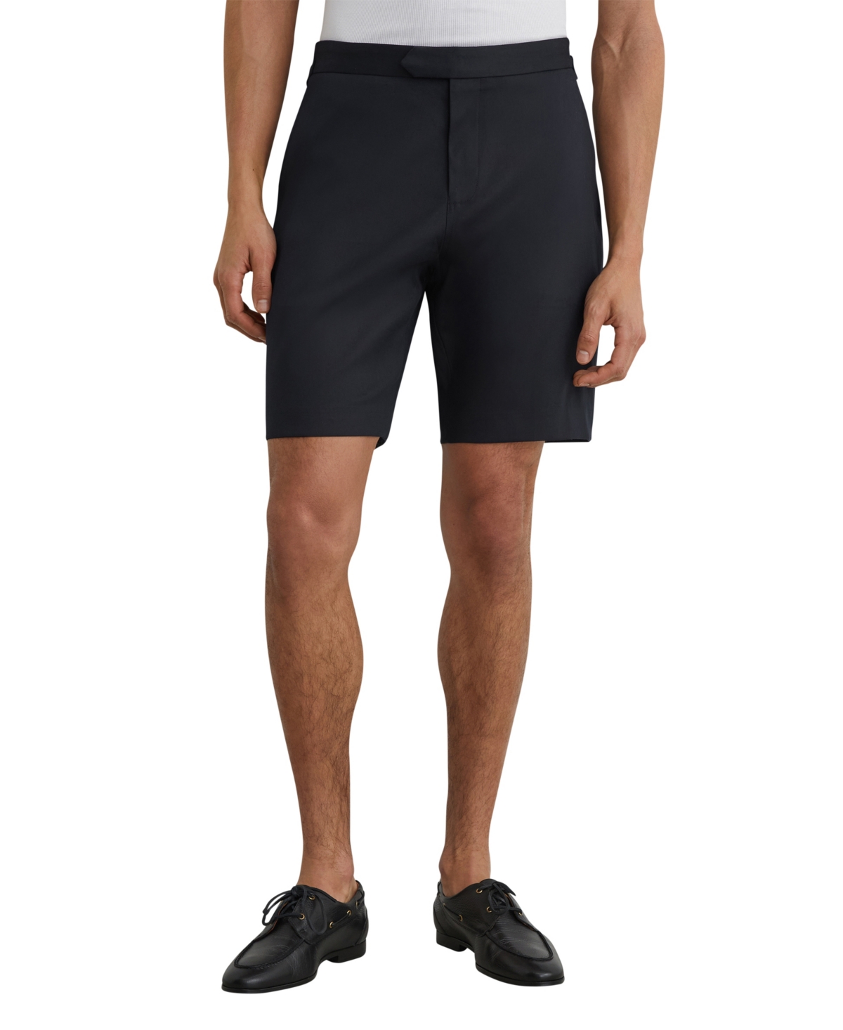 Click here for Reiss Mens Cantwell Side Adjuster Short - Navy prices