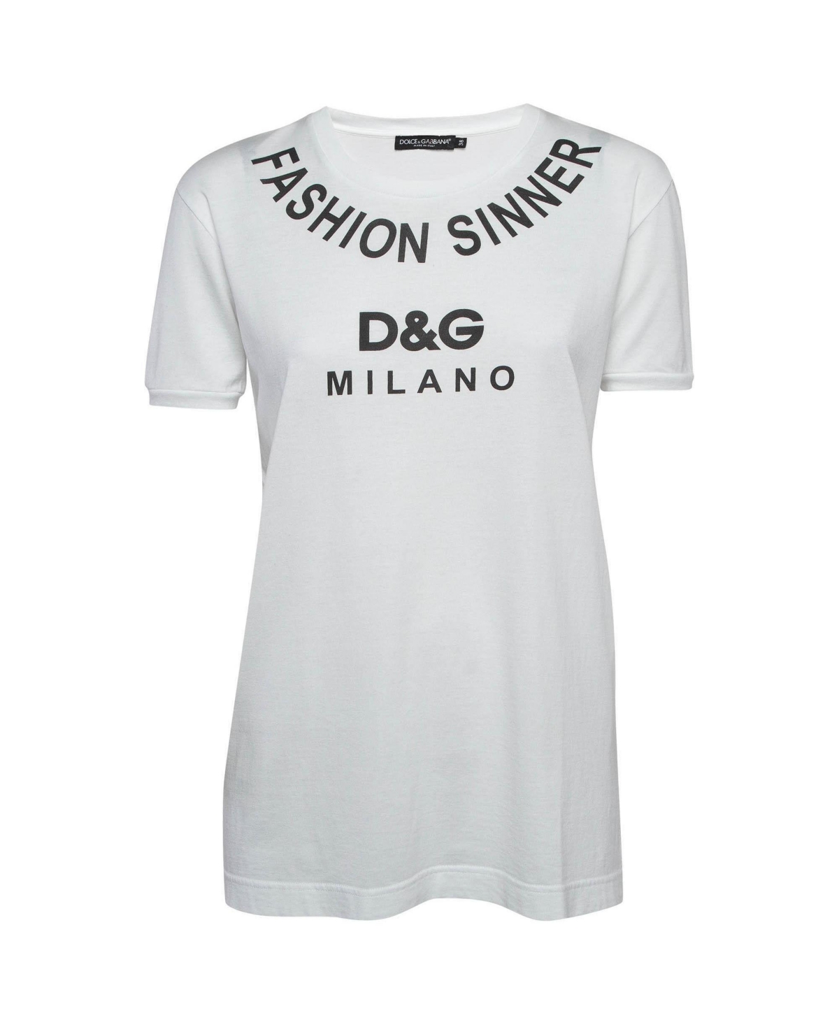 Click here for Pre-Owned Dolce & Gabbana Womens Logo Print Cotton... prices