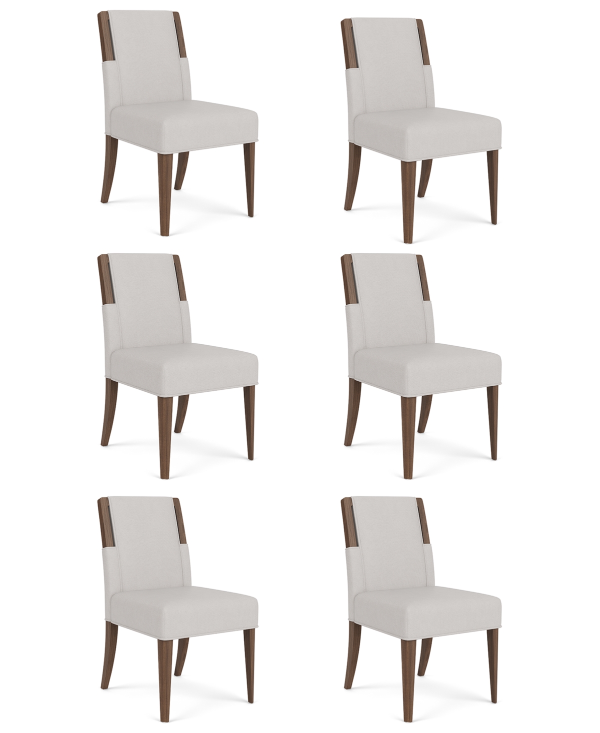 Click here for Amelie 6-Piece Wood Upholstered Dining Chair Set -... prices