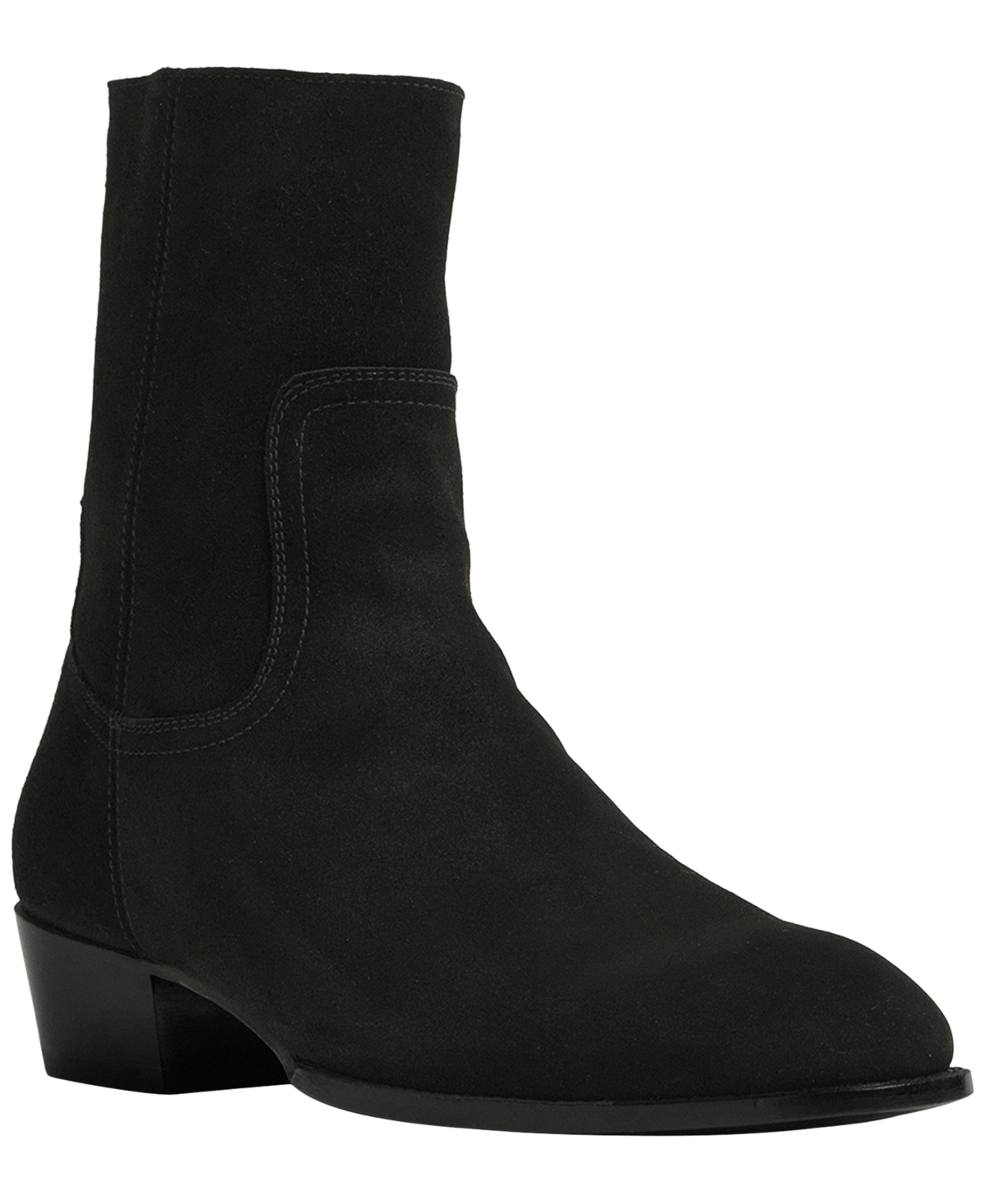 Click here for Anthony Veer Mens Lennox Zipper Boots - Velvet Noi... prices