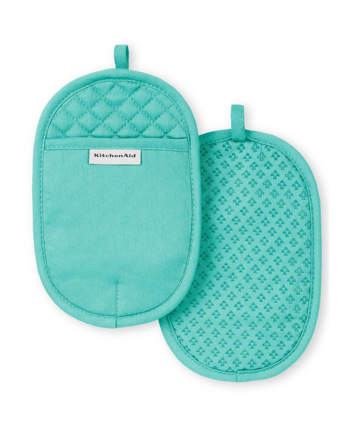 Click here for KitchenAid Asteroid Pot Holder Set  2 Piece - Aqua prices