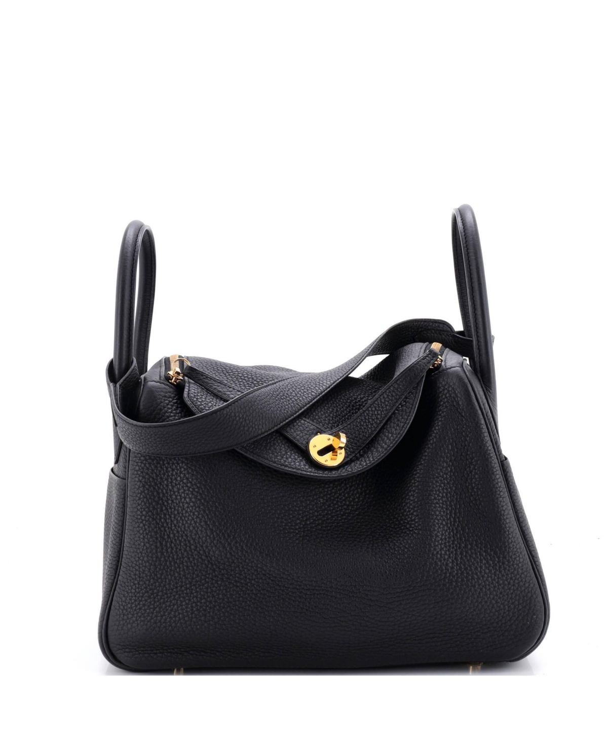 Click here for Pre-Owned HERMES 30 Lindy Bag Clemence - Black prices