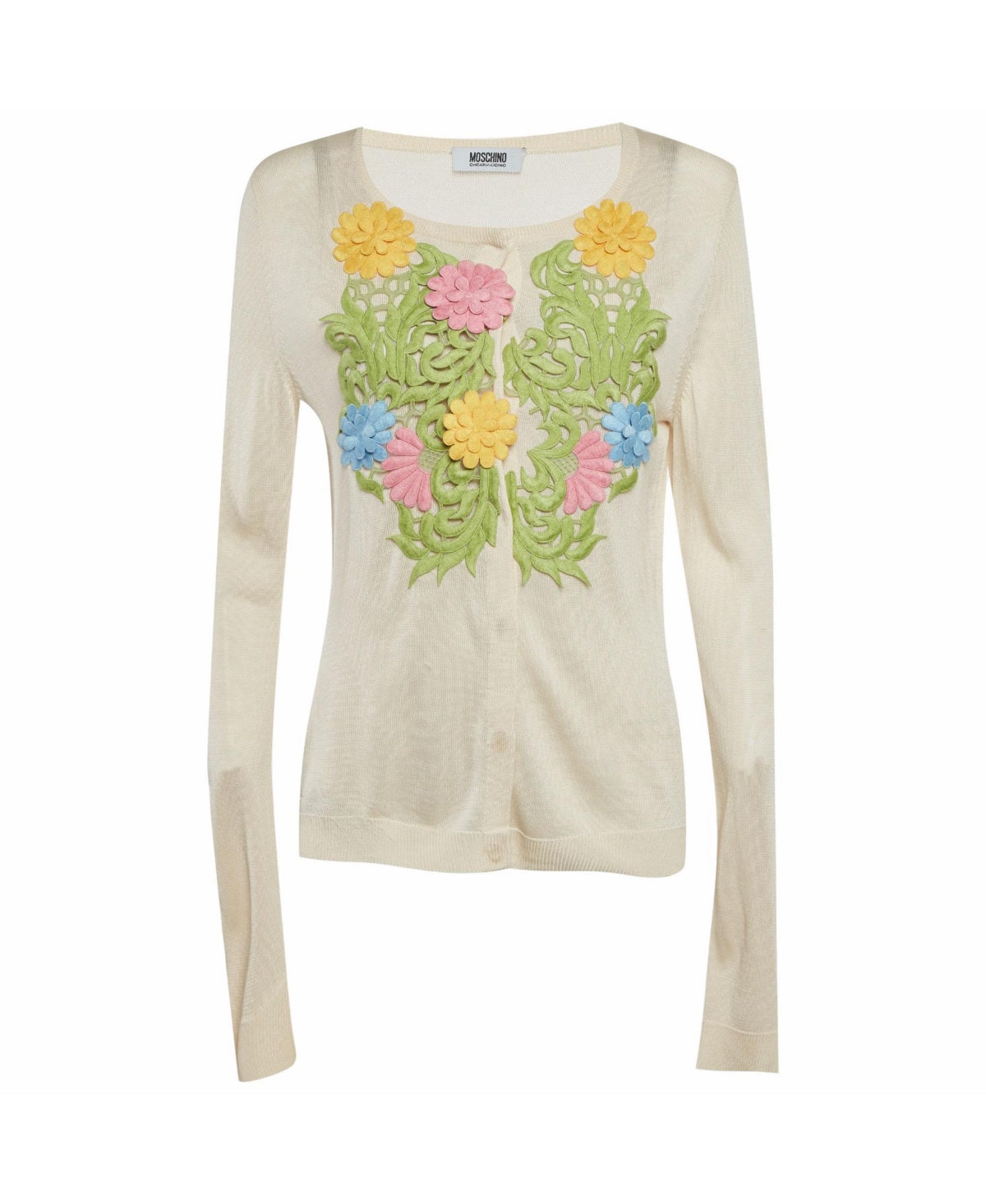 Click here for Pre-Owned Moschino Womens Cheap And Chic Cream Kni... prices