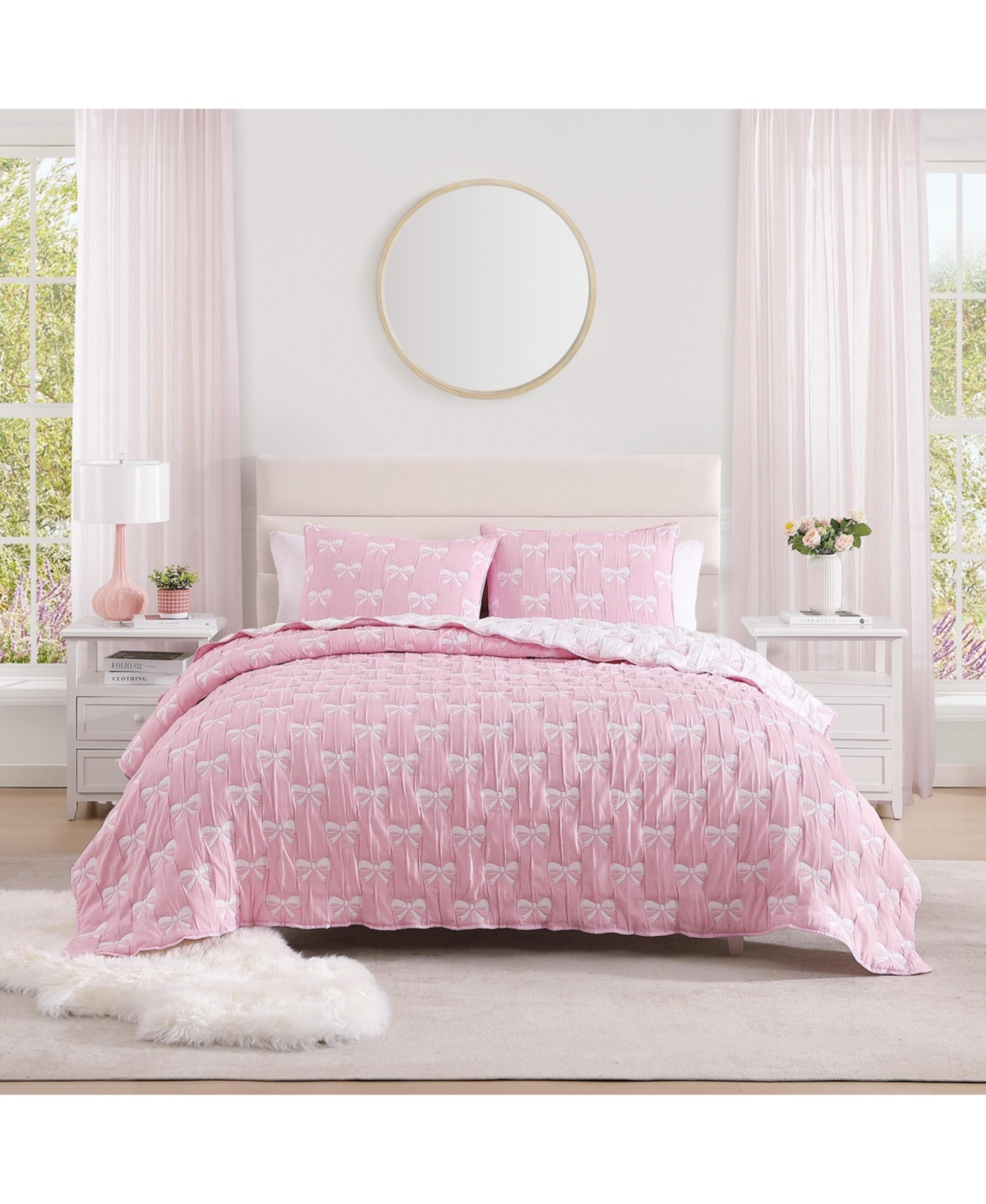 Click here for Alex + Bella Ballet Bows All-Season Soft Woven Mat... prices