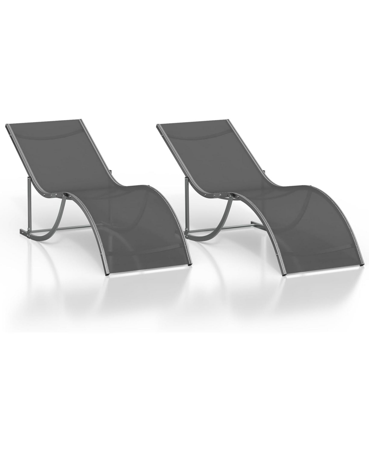 Click here for gaomon Patio Chaise Lounge Chairs- S-Shaped Ergono... prices
