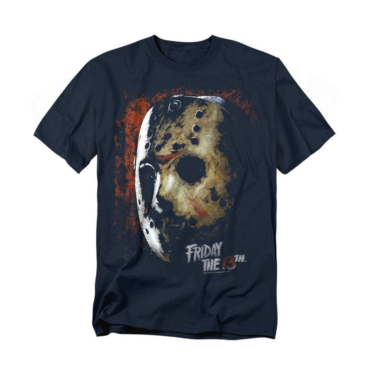 Click here for Friday The 13th Mens Mask Of Death T-Shirt - Navy prices
