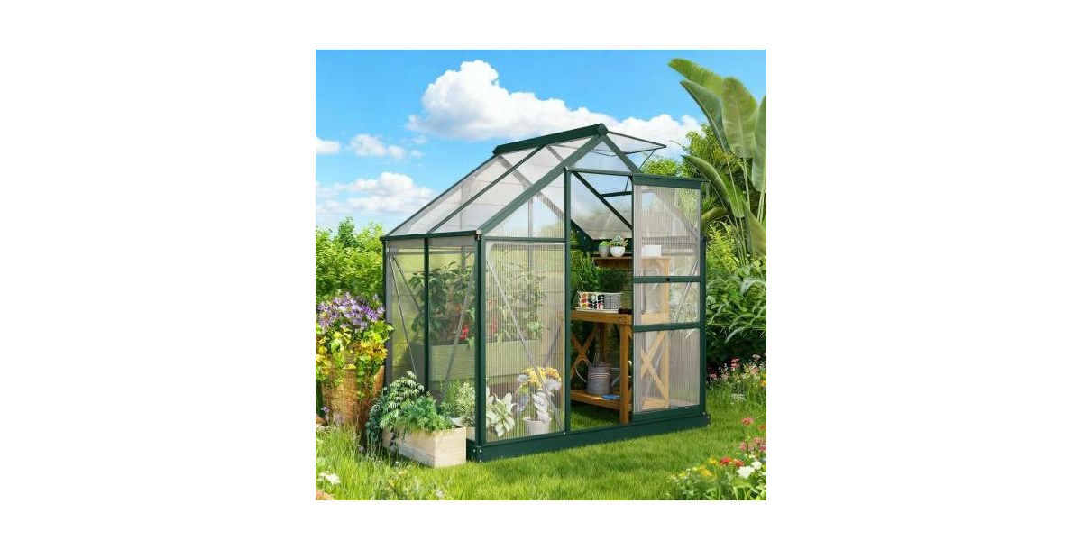 Click here for Lovmor 6.5 Feet Wood Polycarbonate Cold Frame Gree... prices