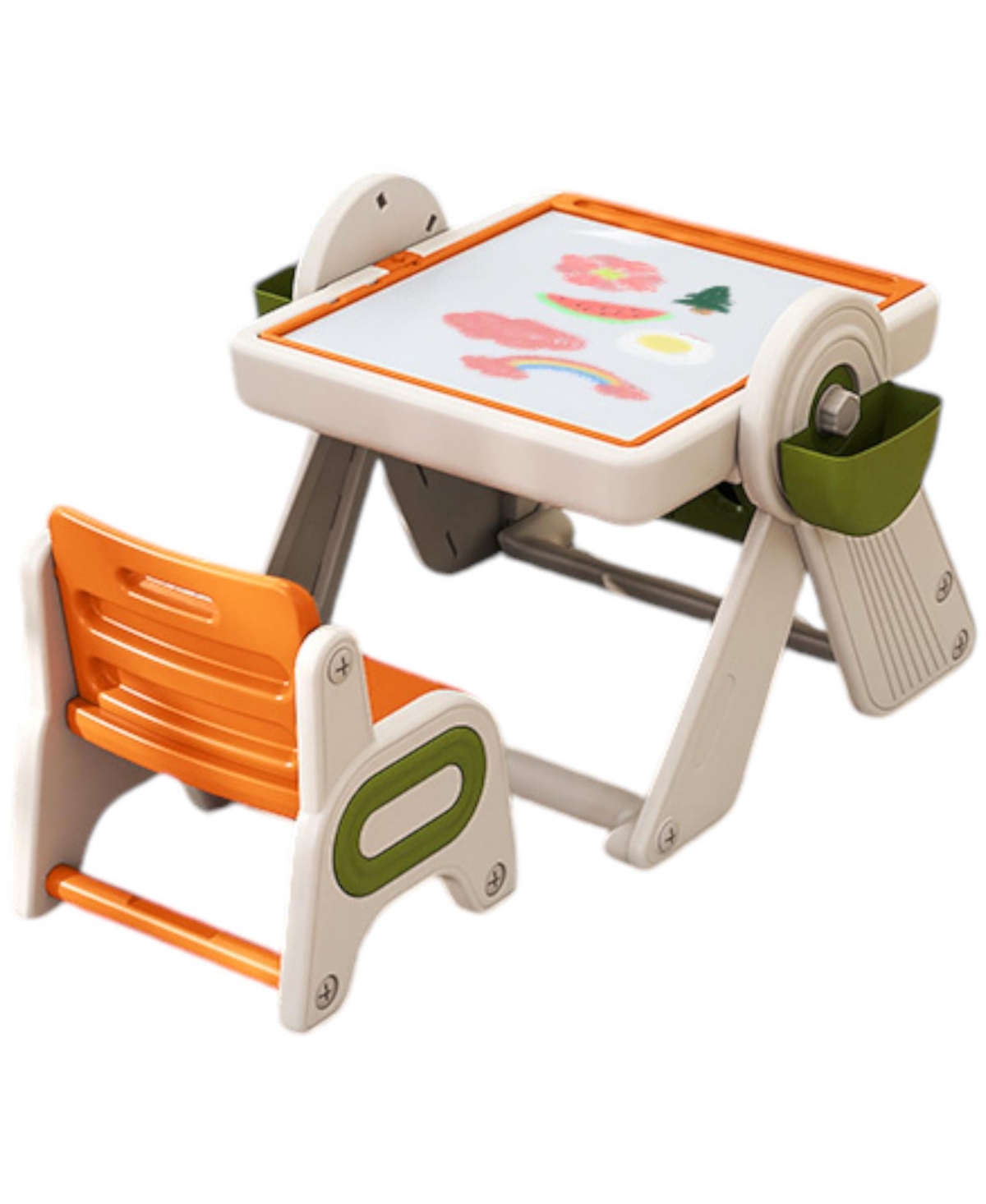 Click here for Slickblue 6 in 1 Children Table and Chair Set with... prices