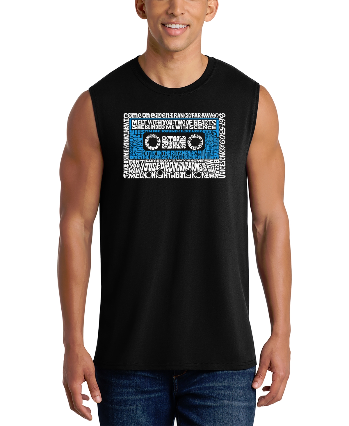 Click here for La Pop Art Mens Retro Cassette Tape Typography Gra... prices