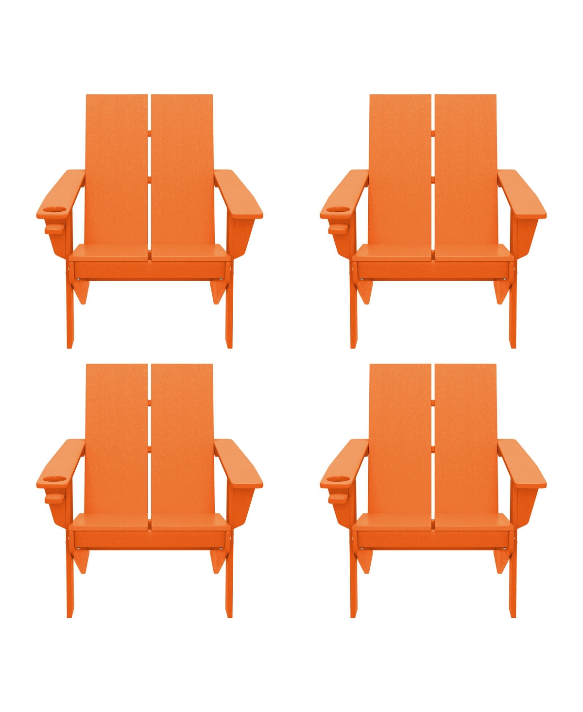 Click here for Outdoor Hdpe Modern Adirondack Chair with Cup Hold... prices