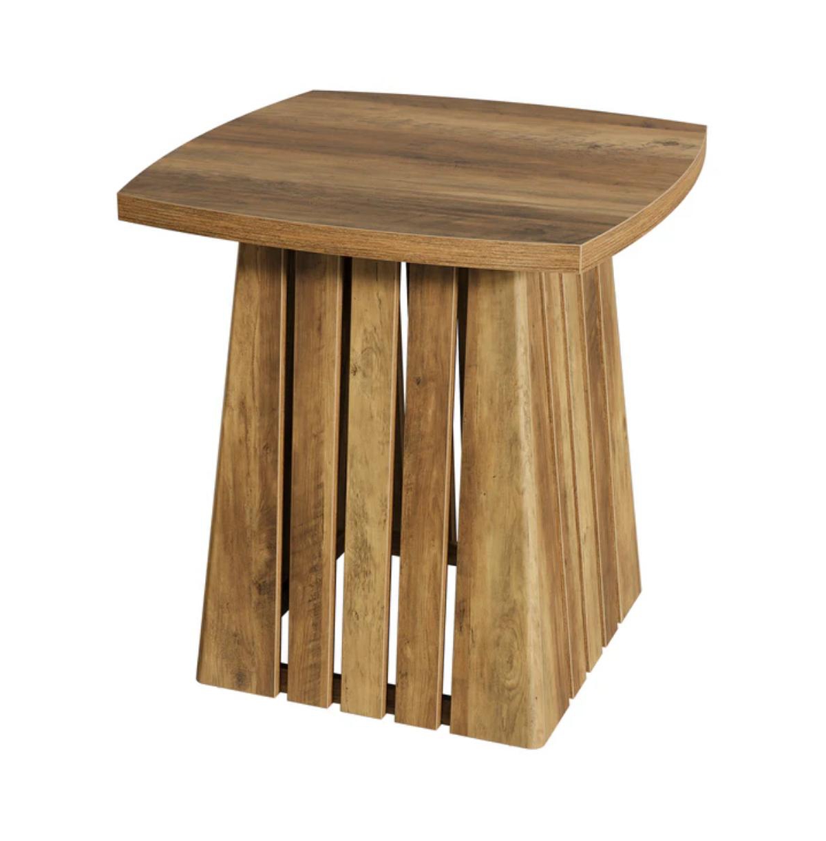 Click here for Slickblue Modern Square End Table with Stylish Col... prices