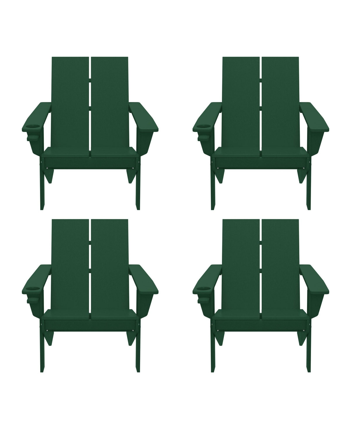 Click here for Outdoor Hdpe Modern Adirondack Chair with Cup Hold... prices