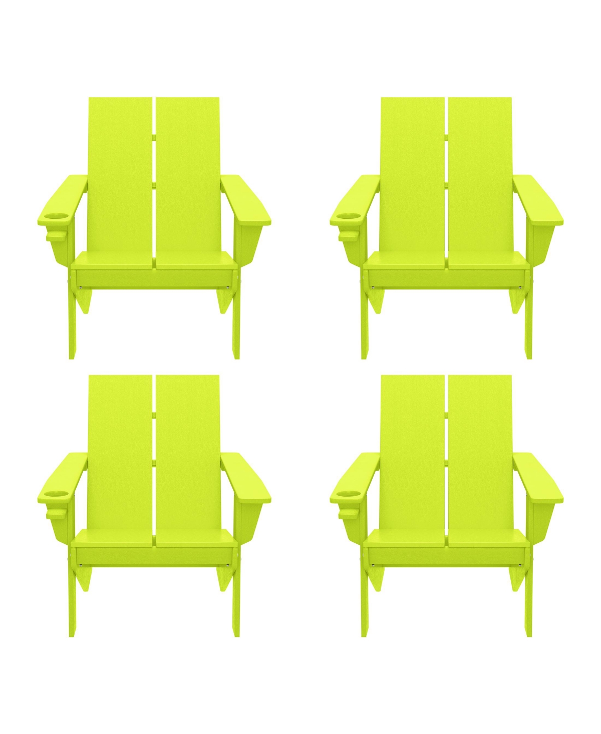 Click here for Outdoor Hdpe Modern Adirondack Chair with Cup Hold... prices