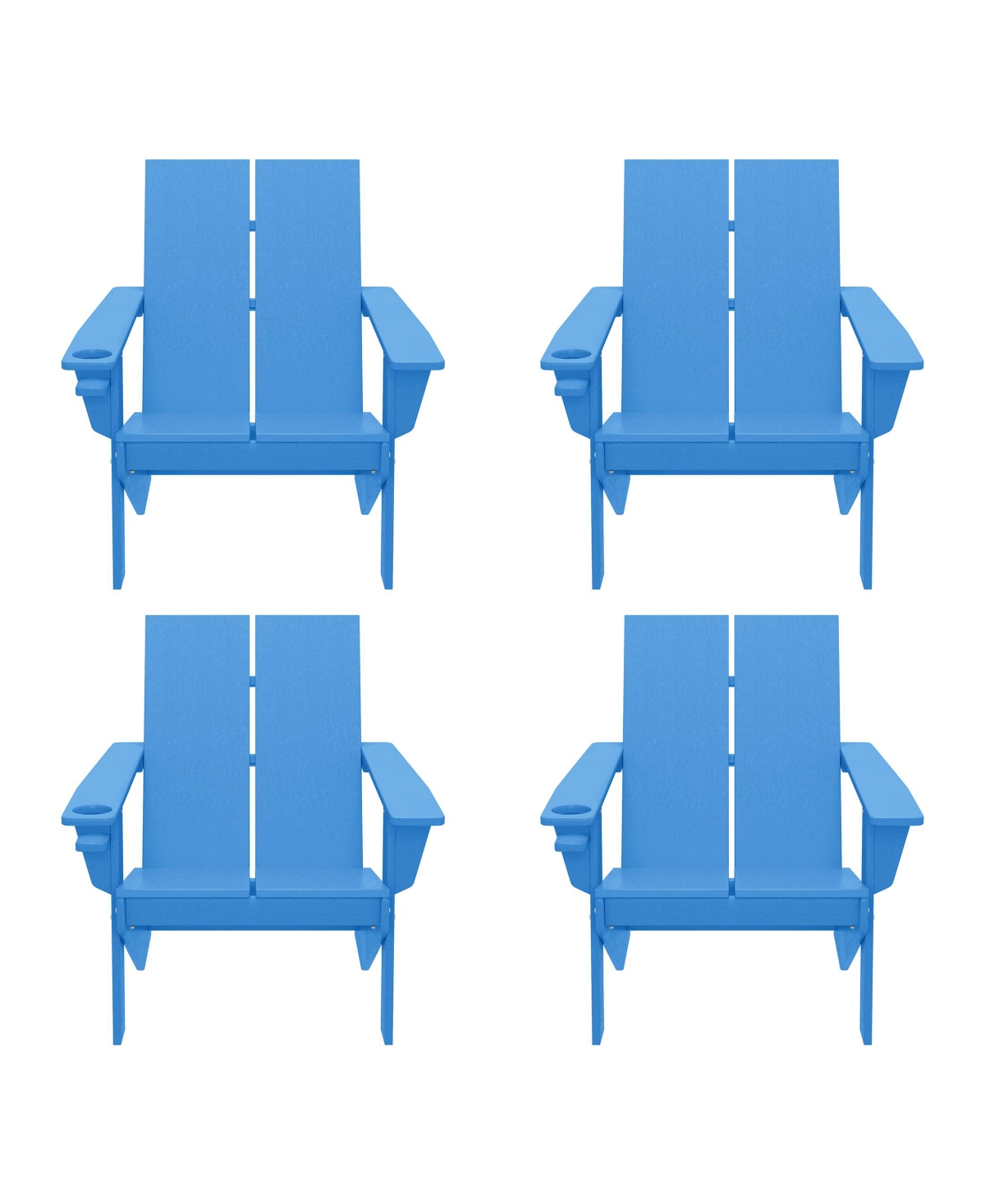 Click here for Outdoor Hdpe Modern Adirondack Chair with Cup Hold... prices