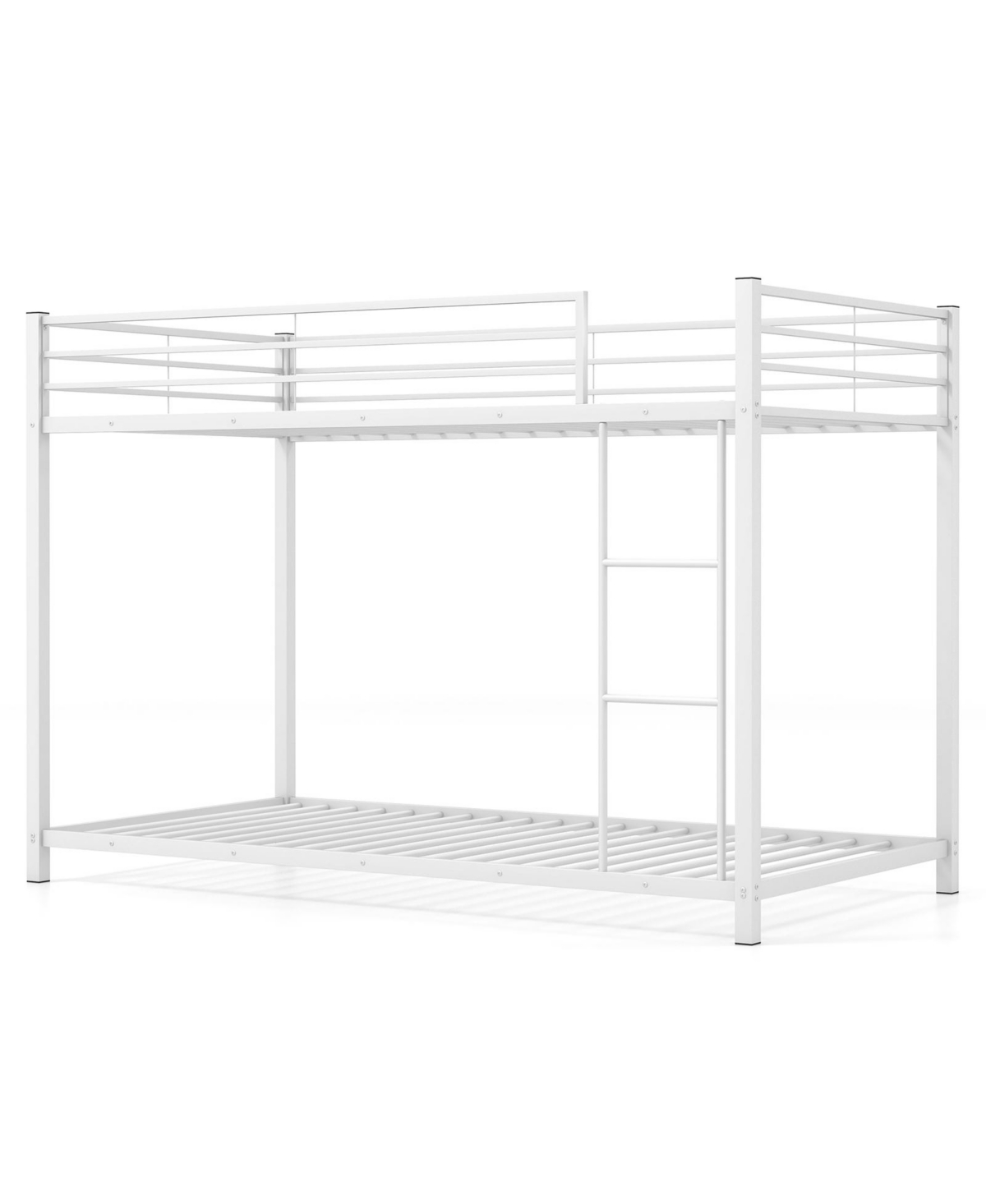 Click here for Gymax Twin Over Twin Bunk Bed Frame Platform W/Gua... prices