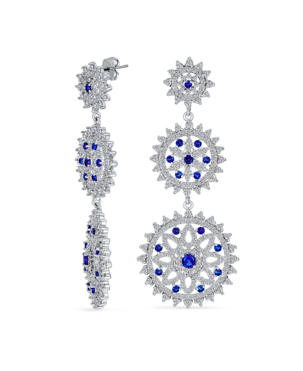 Click here for Bling Jewelry cocktail Fashion Statement Blue Sapp... prices