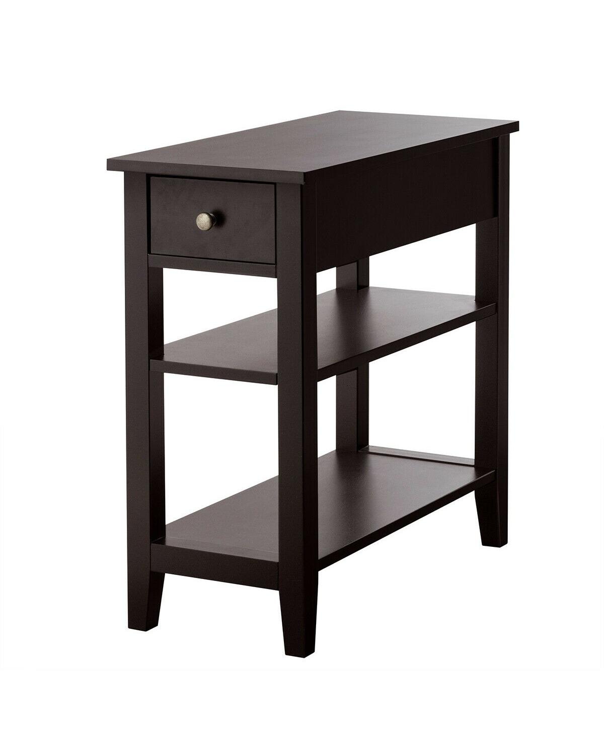 Click here for sumyeg 3-Tier Nightstand Bedside Table Sofa Side w... prices
