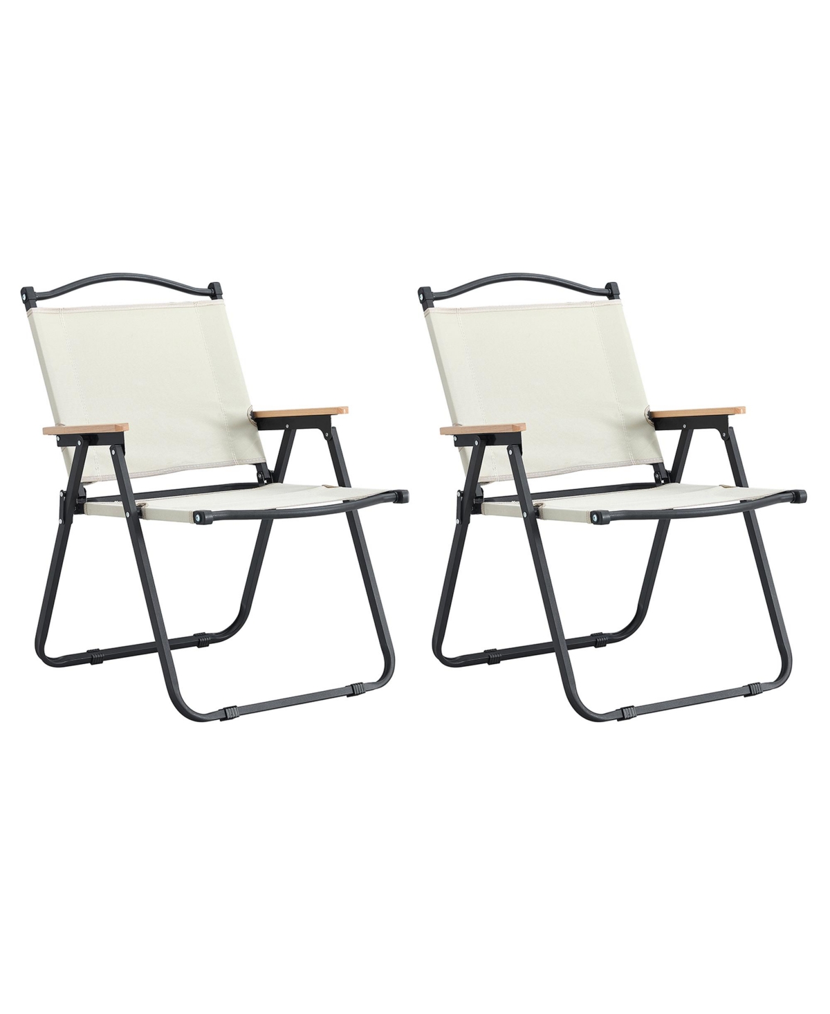 Click here for Clihome 2-piece Folding Outdoor Chair - Beige prices