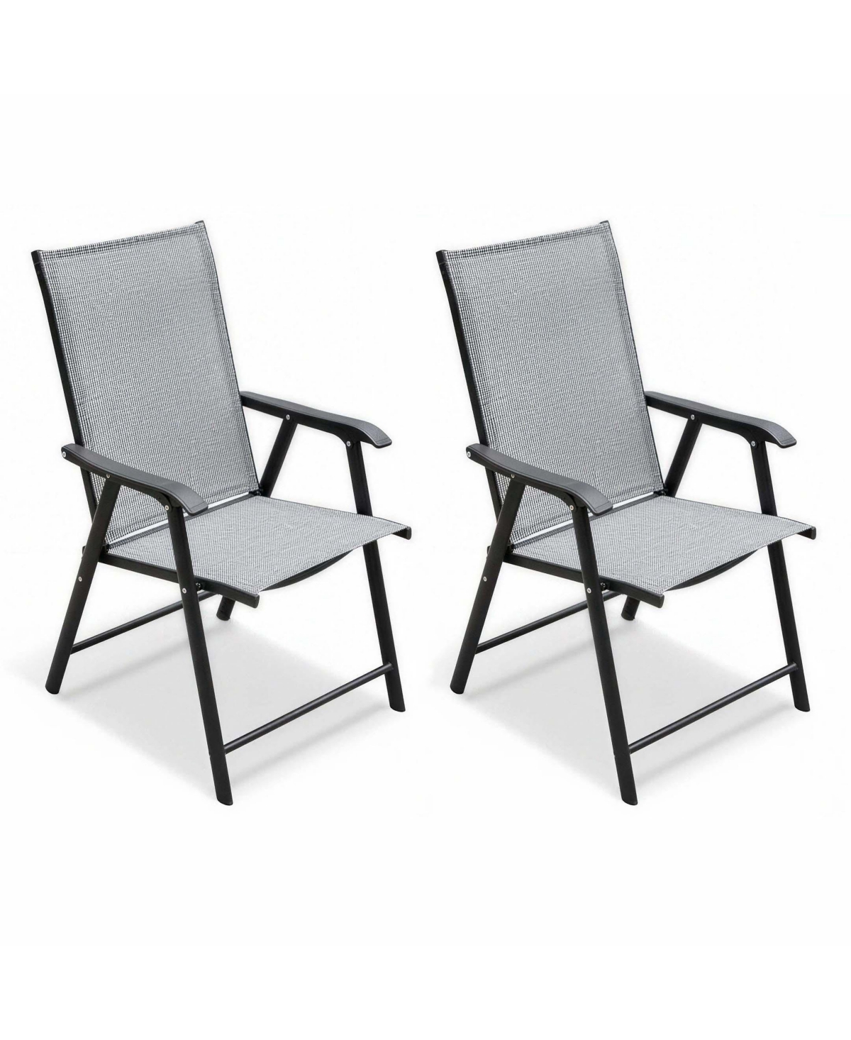 Click here for Clihome Outdoor Patio Chairs Set of 2 Stackable Po... prices