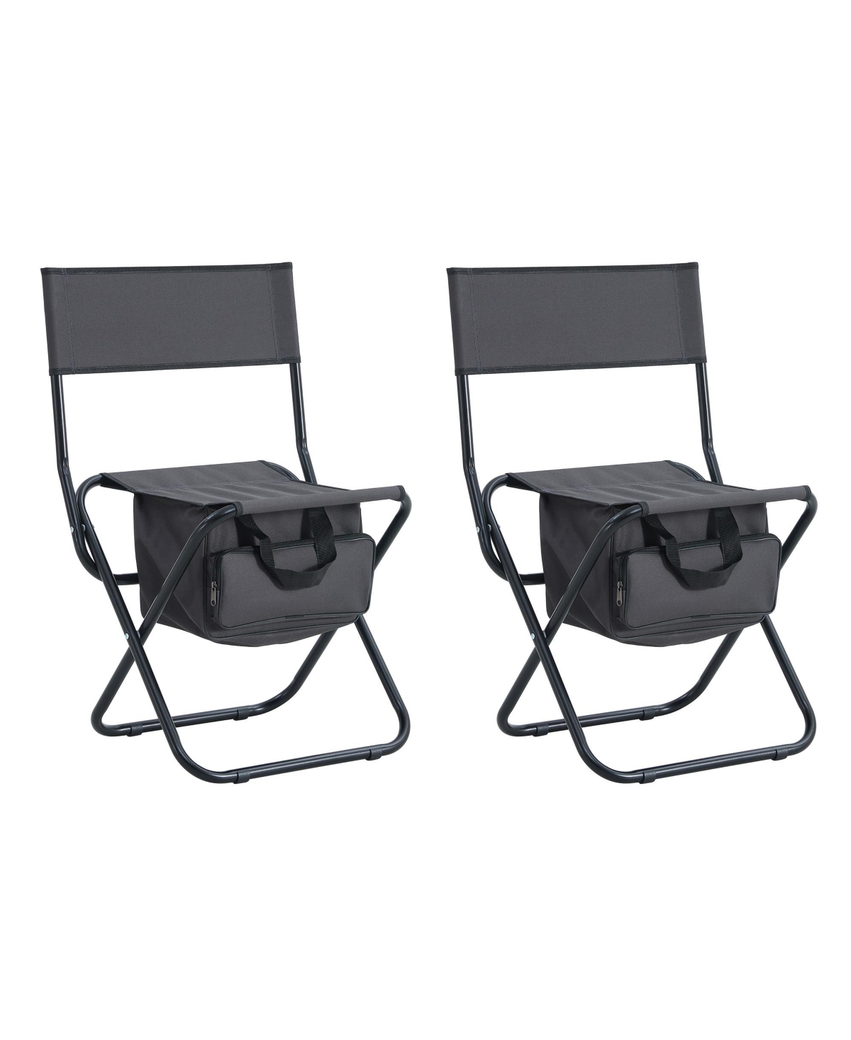 Click here for Clihome 2-Piece Folding Outdoor Chair with Storage... prices