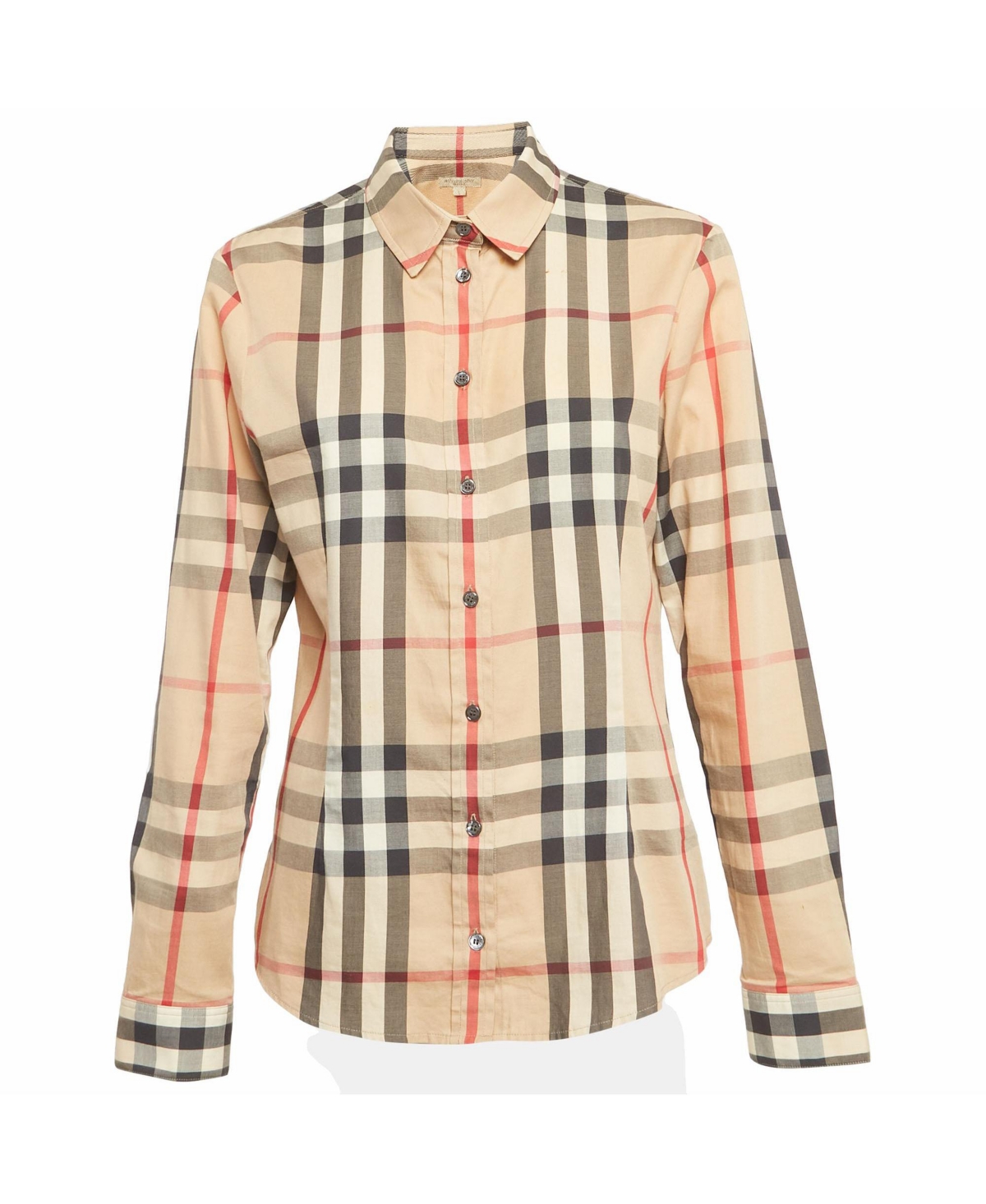 Click here for Pre-Owned Burberry Womens Nova Check Cotton Slim F... prices