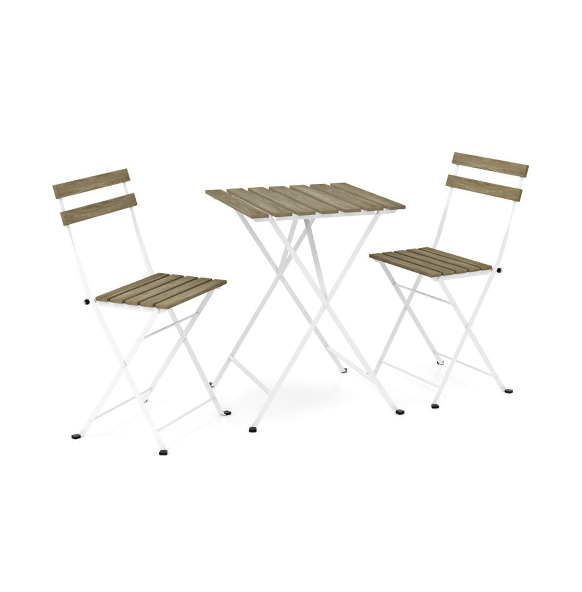 Click here for Boyel Living 3 Piece Patio Acacia Wood Bistro Set... prices