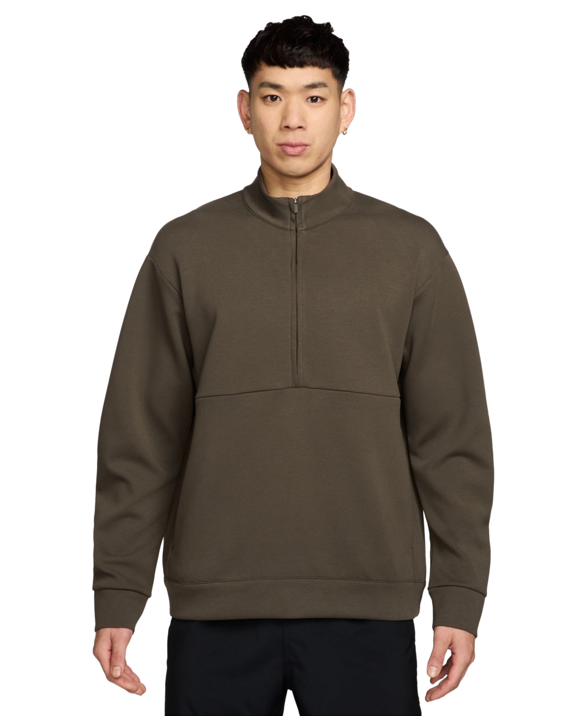 Click here for Nike Mens Dri-fit 1/2-Zip Sweatshirt - Dark Hazel/... prices