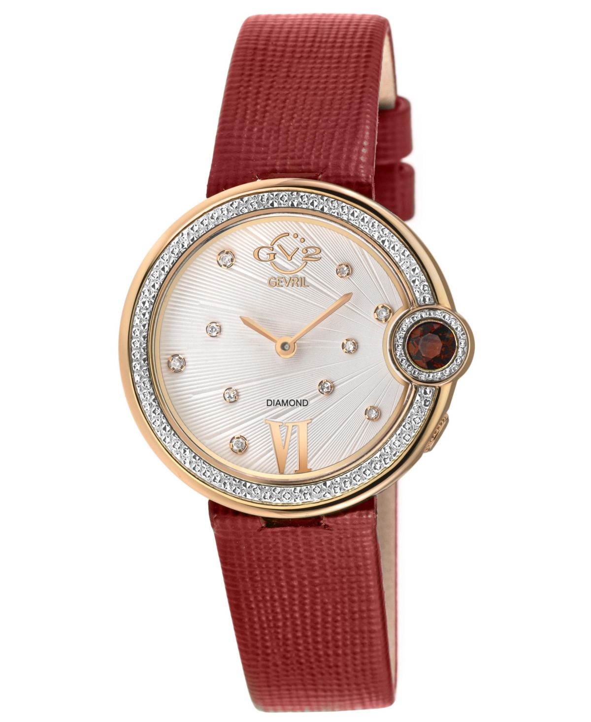Click here for GV2 by Gevril Womens Perugia Swiss Quartz Diamond... prices