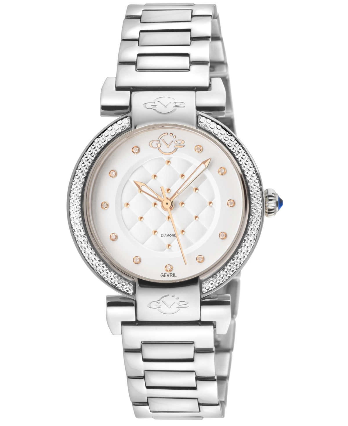 Click here for GV2 by Gevril Womens Berletta Swiss Quartz Diamond... prices