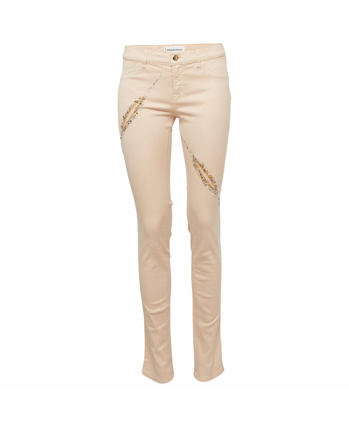 Click here for Pre-Owned Emilio Pucci Womens Cotton Embroidered F... prices
