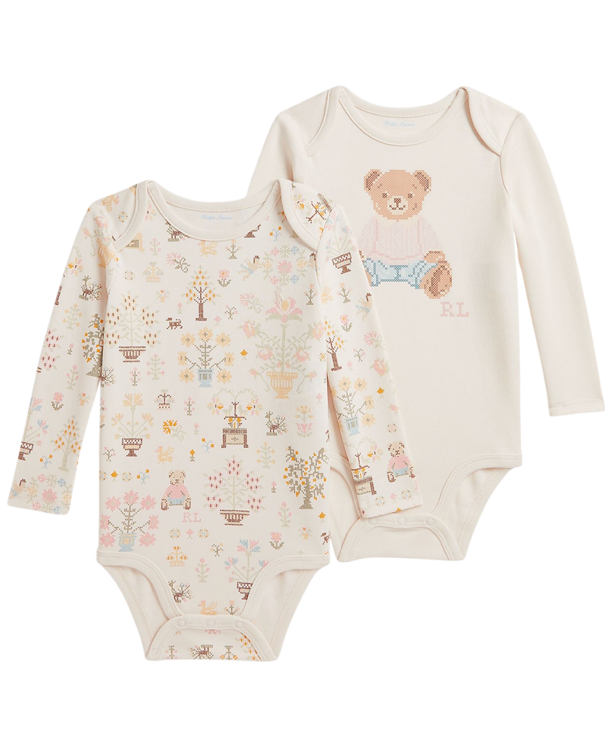 Click here for Polo Ralph Lauren Baby Girls Polo Bear Cotton Body... prices
