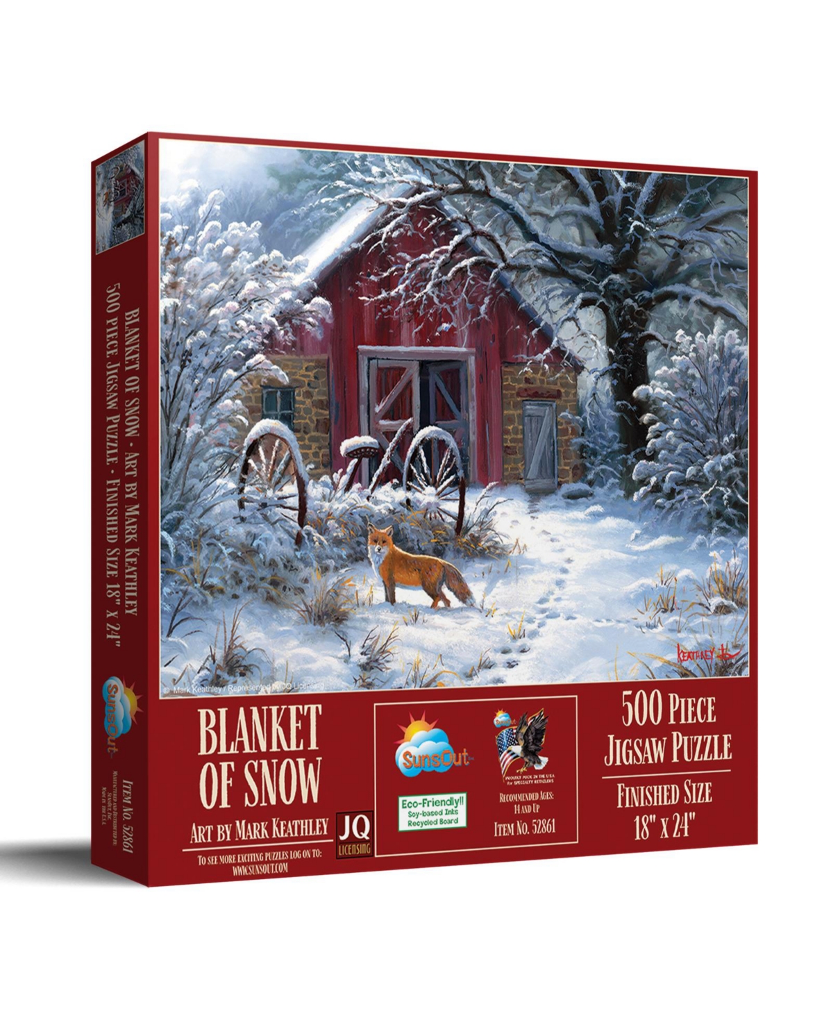 Click here for SunsOut Blanket of Snow 500 piece Jigsaw Puzzle fo... prices