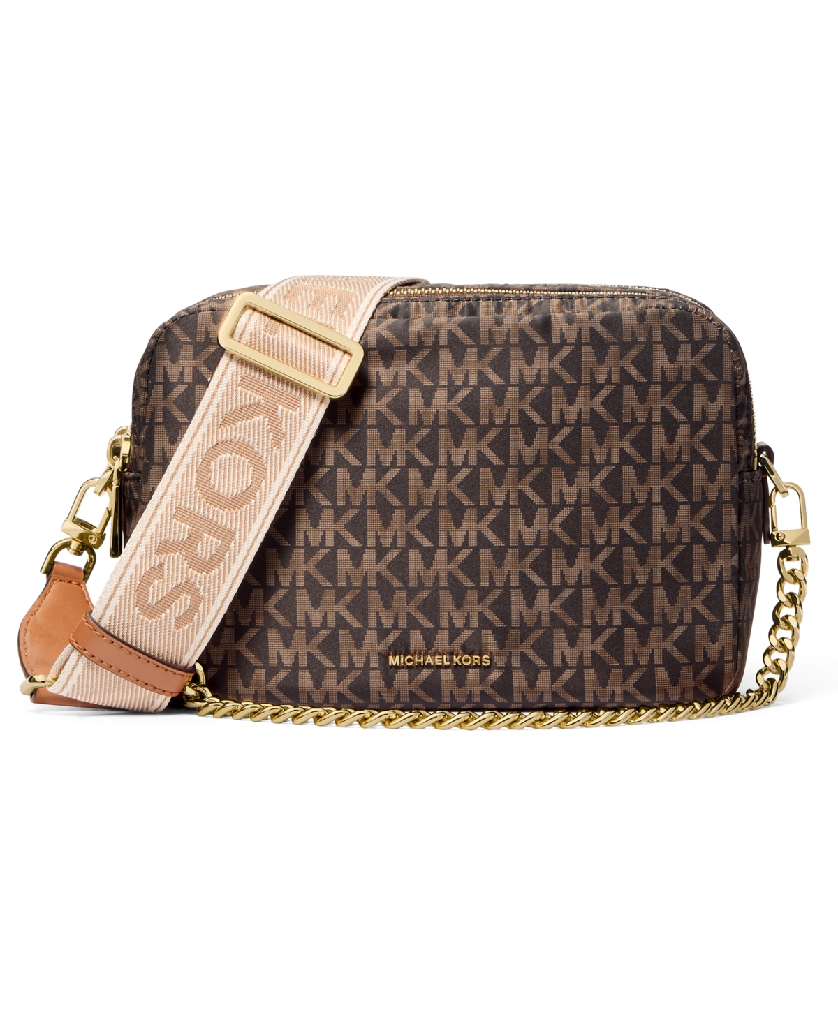 Click here for Michael Michael Kors Bryant Double Zipper Mini Cha... prices