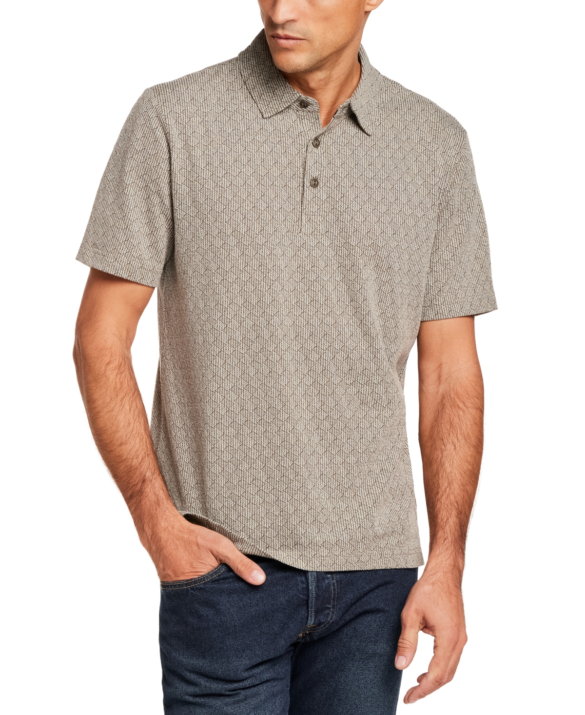 Click here for Weatherproof Vintage Mens Short-Sleeve Diamond Jaq... prices