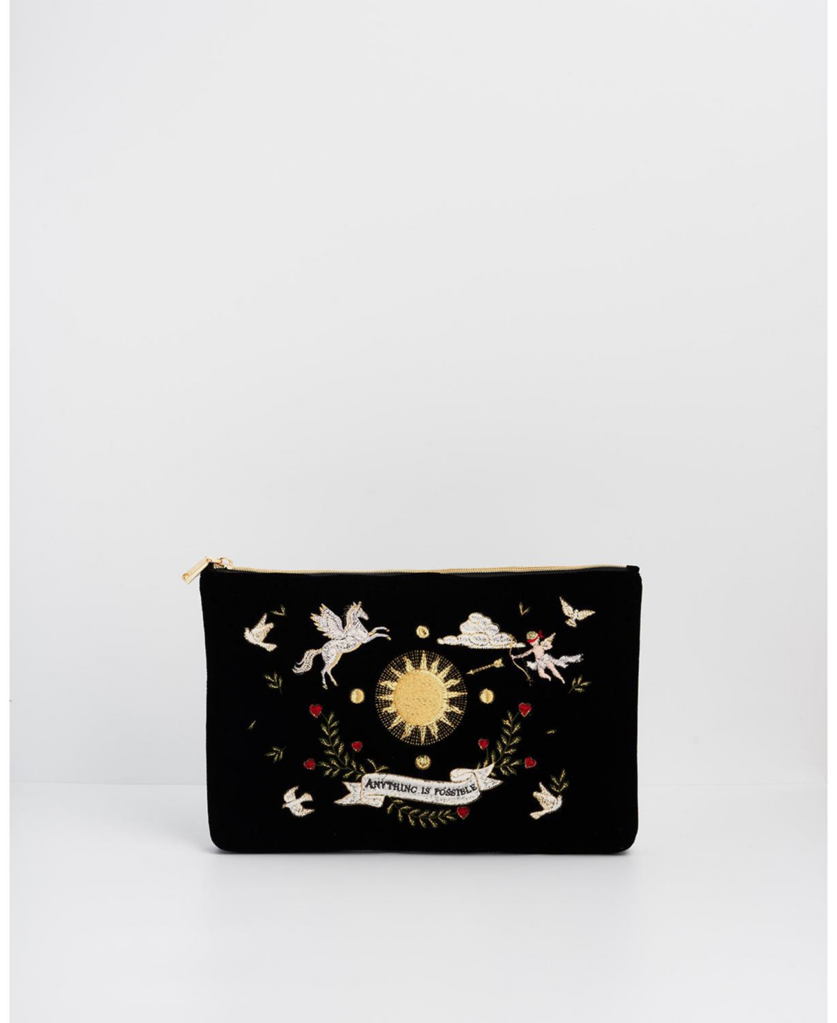 Click here for Fable England Womens Celestial Velvet Embroidered... prices