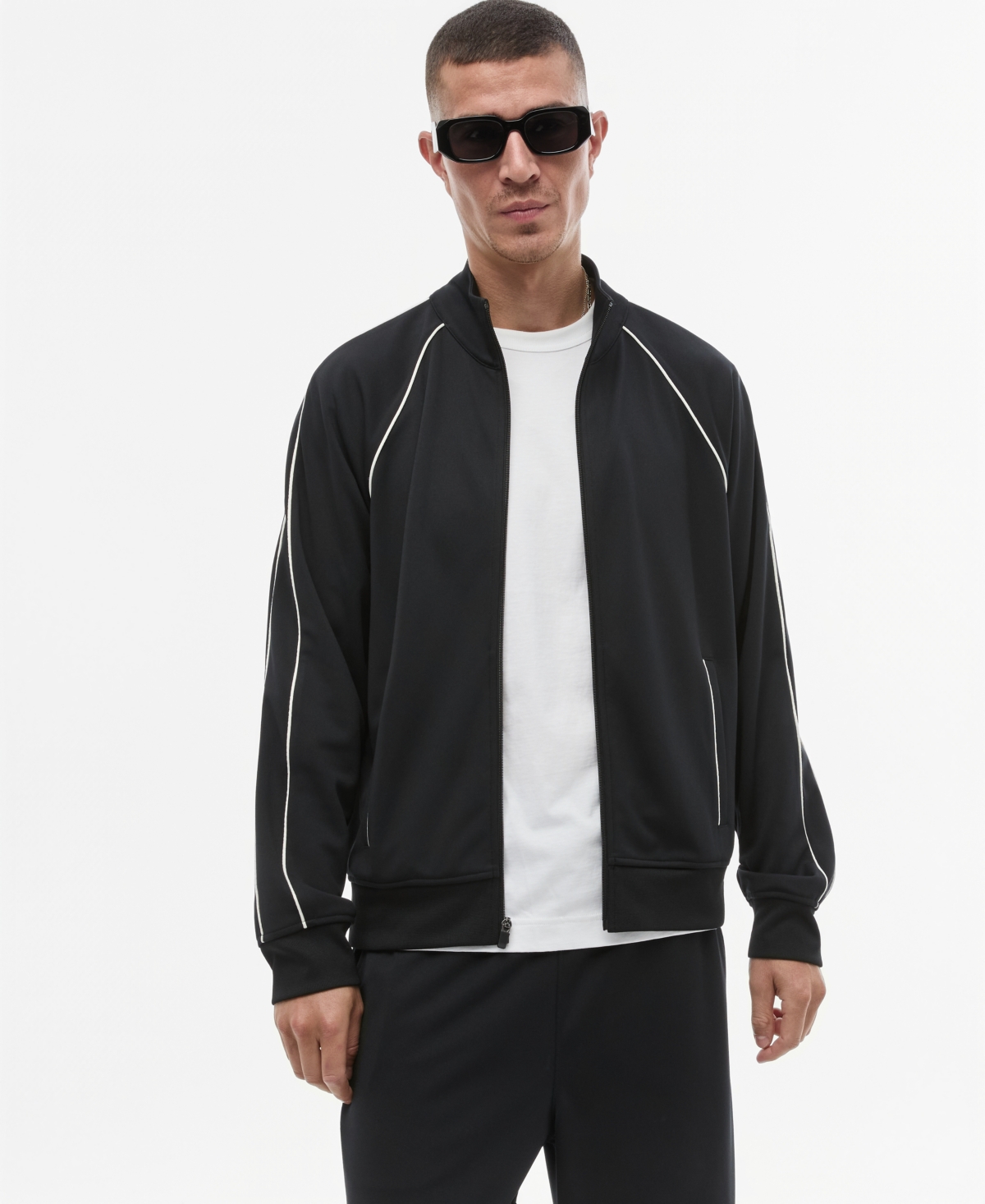 Click here for Mode of One Mens Louis Relaxed Piping-Trim Track J... prices