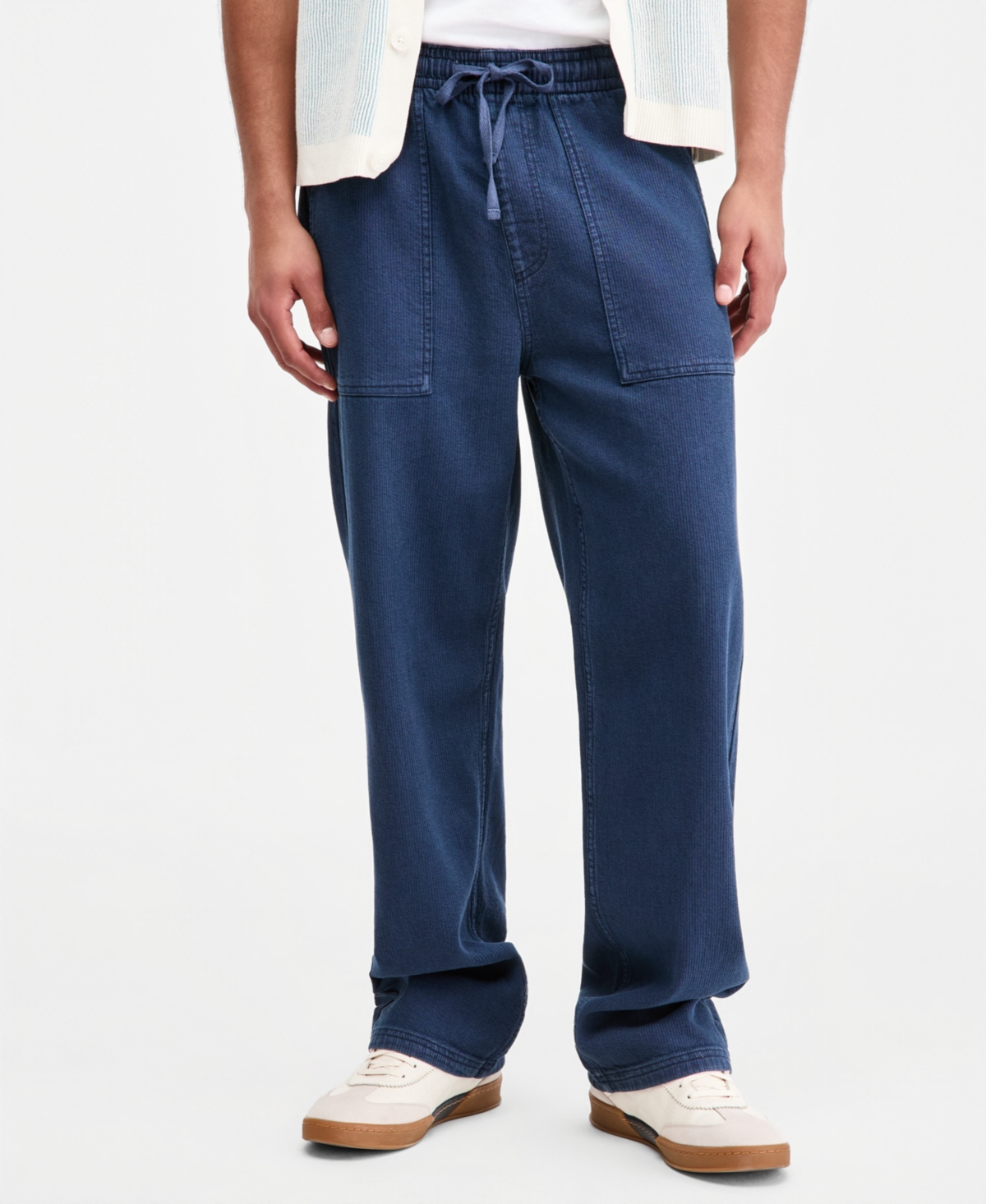 Click here for Sun + Stone Mens Indigo Loose-Fit Jeans  Macys Exc... prices