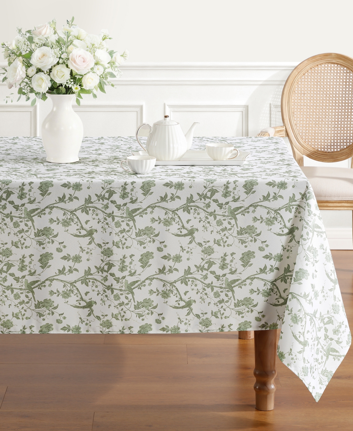 Click here for Laura Ashley Easy Care Summer Palace Tablecloth  6... prices