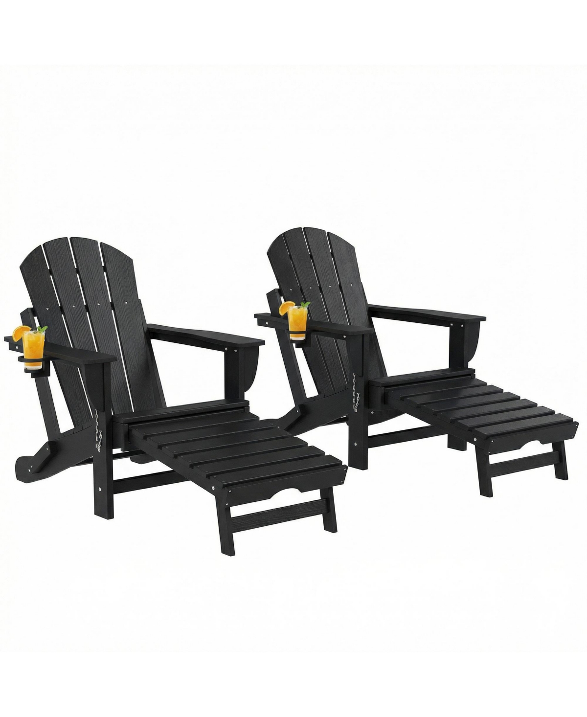 Click here for Outsunny Adirondack Chair Set of 2  Hdpe Fire Pit... prices