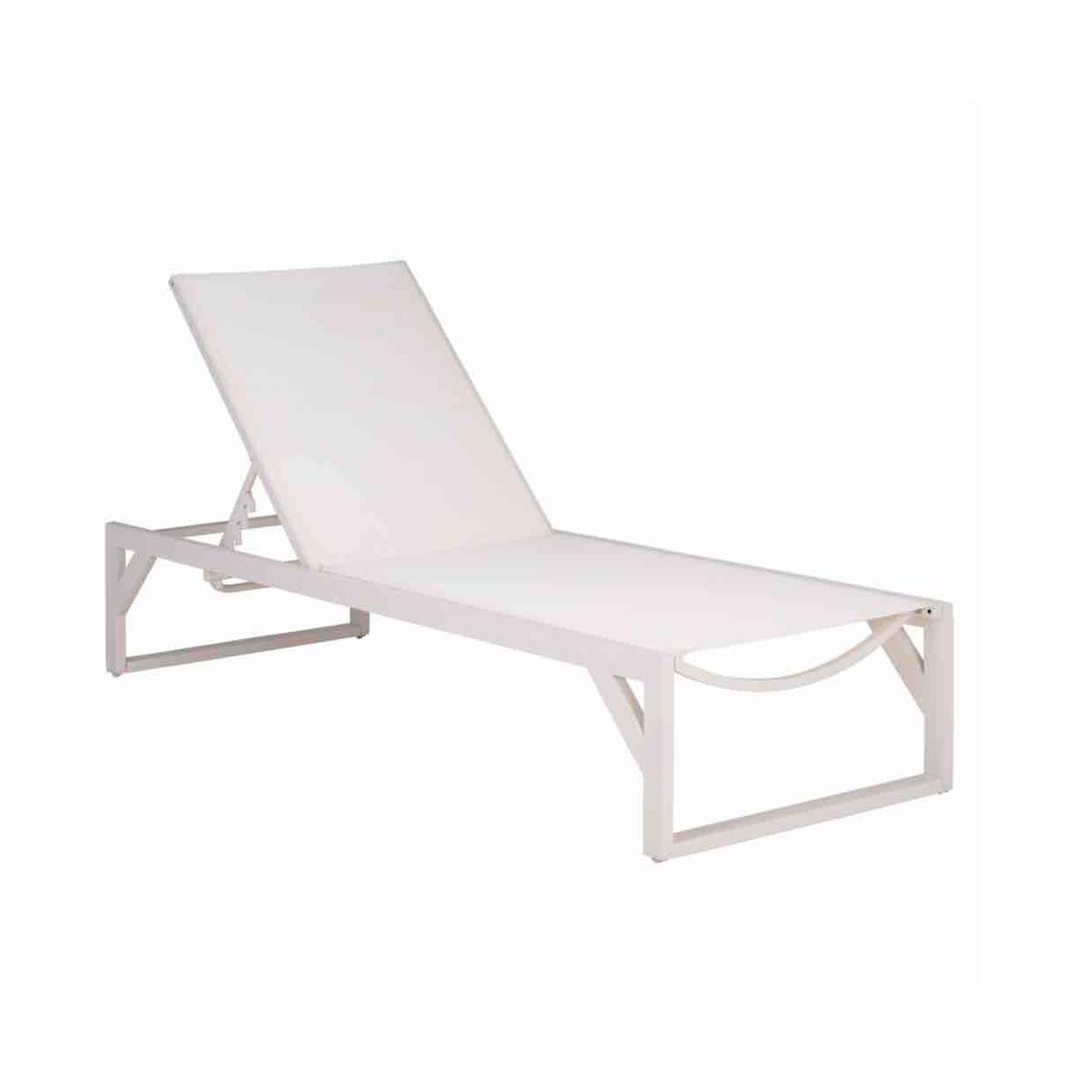 Click here for Augusta Home Jordan Aluminum Chaise Lounge - White... prices