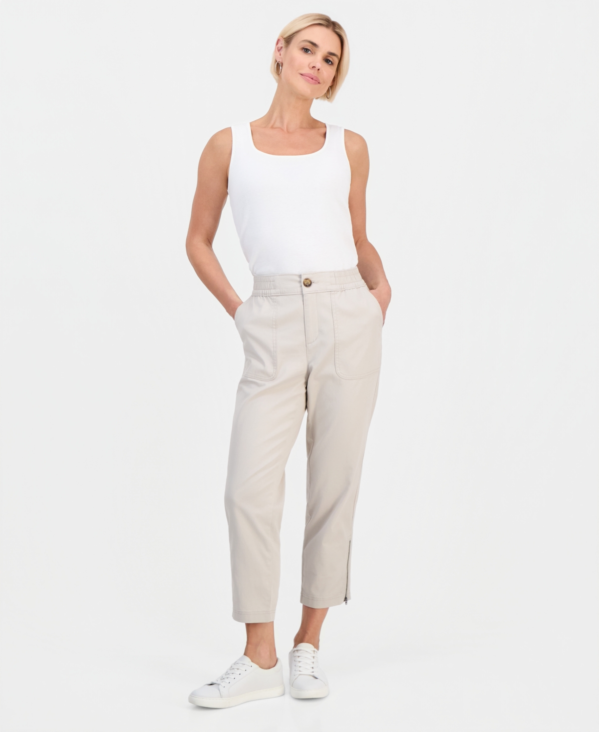 Click here for Style & Co Petite High-Rise Crop Pants  Macys Excl... prices
